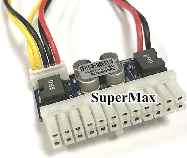 Module d'alimentation PCI-E 6 broches, 24 broches, commutateur Pico PSU ...