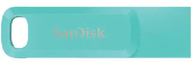 SanDisk 256GB Ultra Dual Drive Go USB Type-C & Type-A Tiffany Green ...