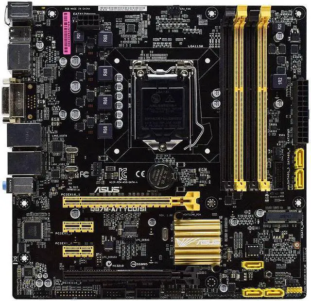 ASUS Q87M-A/TYCD/SI LGA 1150 Intel Q87 Desktop PC Motherboard DDR3 Core ...