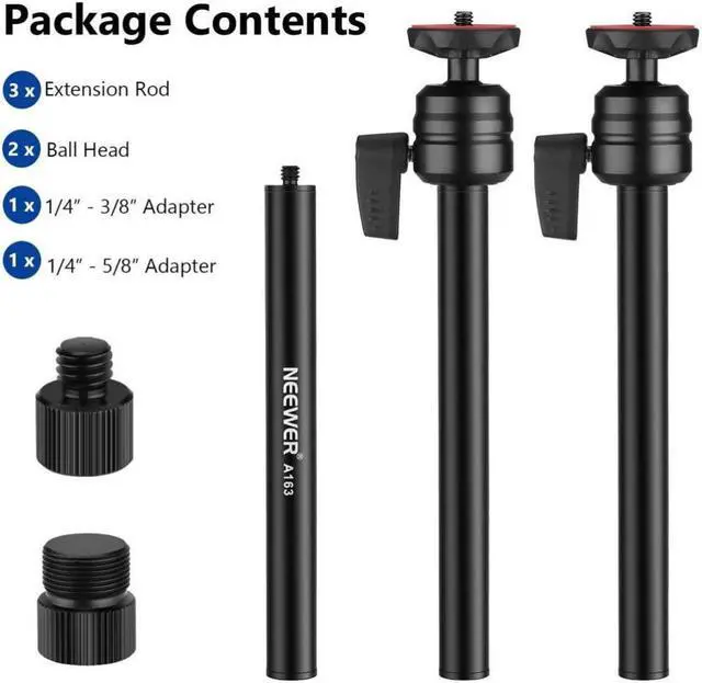 New Neewer Flexible ArmMounts On Any Camera Desk Mount Stand/Tripod for ...