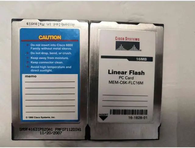 Refurbished: 4MB 6MB 16MB 24MB 64MB 2GB ATA Card PCMCIA FLASH Card PC ...