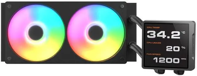 COUGAR CPU Liquid Cooler Poseidon Vistek Series, High-Definition, Real ...