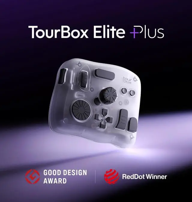 TourBox Elite Plus - iPad Drawing - Bluetooth Controller for Video ...