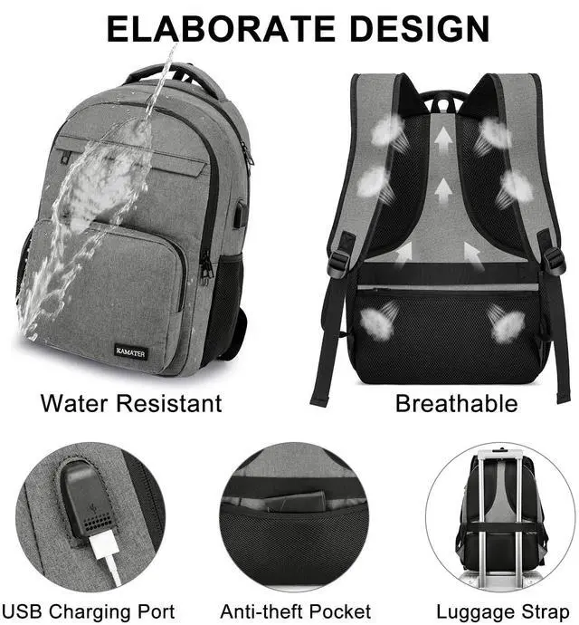 kamater Backpack for School, college BackPack for Teens,Students, with ...