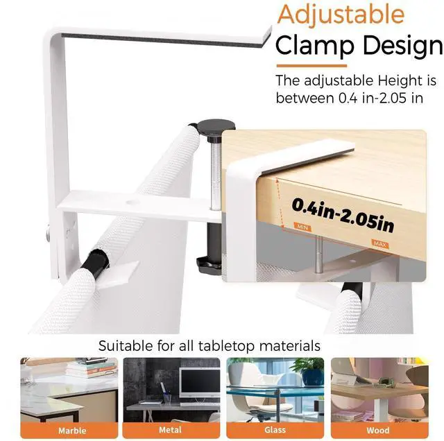 Under Desk Cable Management Tray - 28" Cord Organizer for Desk No Drill ...