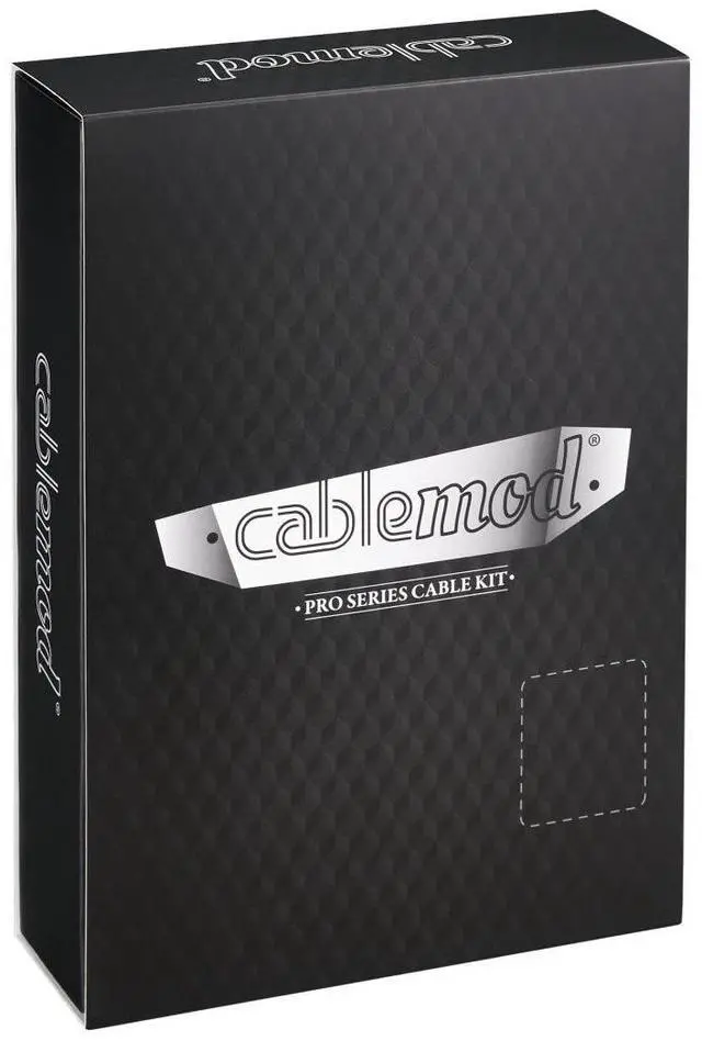 CableMod RT-Series Pro ModMesh Sleeved Cable Kit for ASUS/Seasonic/Phanteks Revolt (White ...