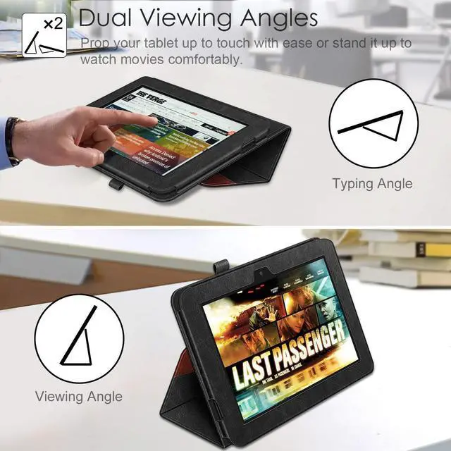 Fintie Folio Case for Kindle Fire HD 8.9" - Slim Fit Leather Case with ...