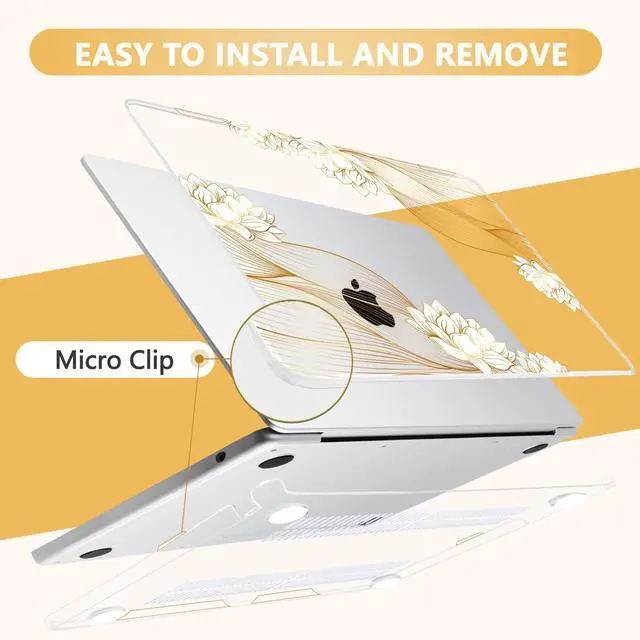 MecBevia Compatible with MacBook Air 13.6 inch Case, M4 A3240/M3 A3113 ...