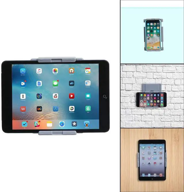TFY Tablet Wall Mount, Gray, Fits 2.7-3.9 Inch and 4.2-7.4 Inch Devices ...