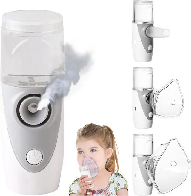 Mericonn Portable Mesh Nebulizer Automatic Cleaning Atomizer for ...