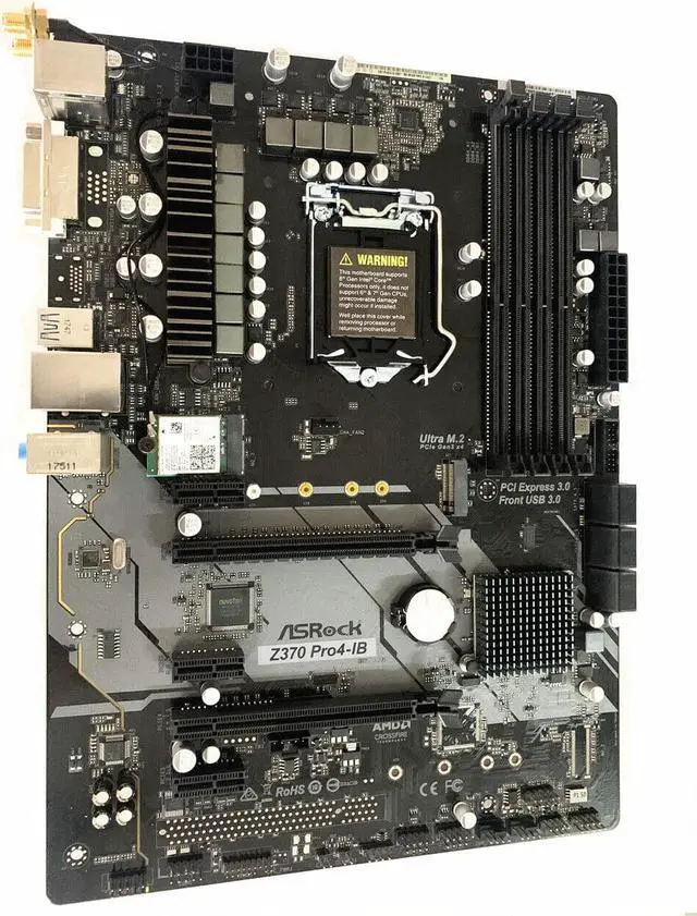 Refurbished: ASRock Z370 PRO4-IB Intel Z370 SOCKET Motherboard LGA1151 ...