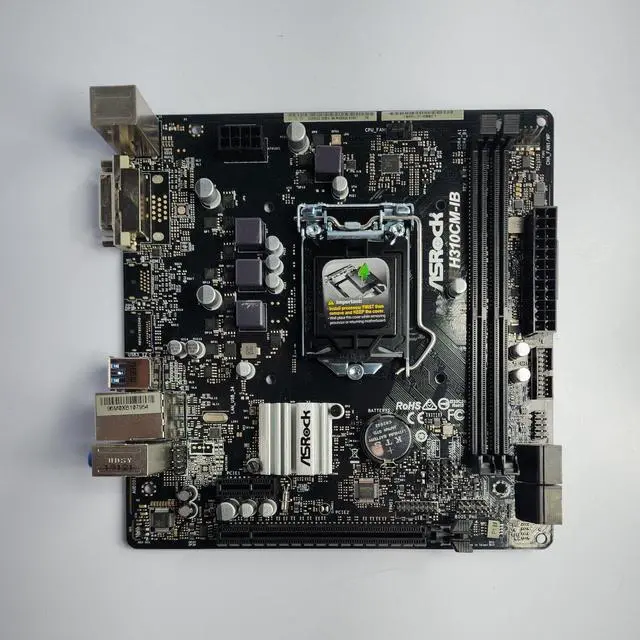 Refurbished: ASRock H310CM-IB Intel H310 Motherboard DDR4 DVI-D HDMI ...