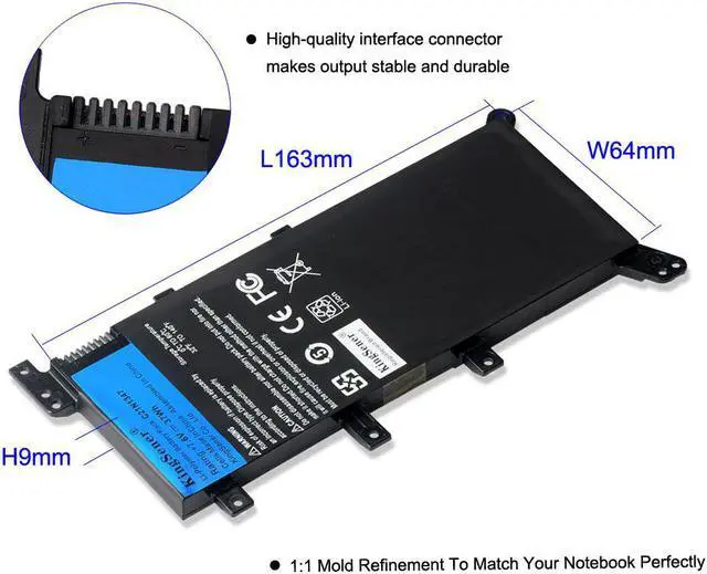 KingSener C21N1347 New Laptop Battery For ASUS X554L X555 X555L X555LA ...
