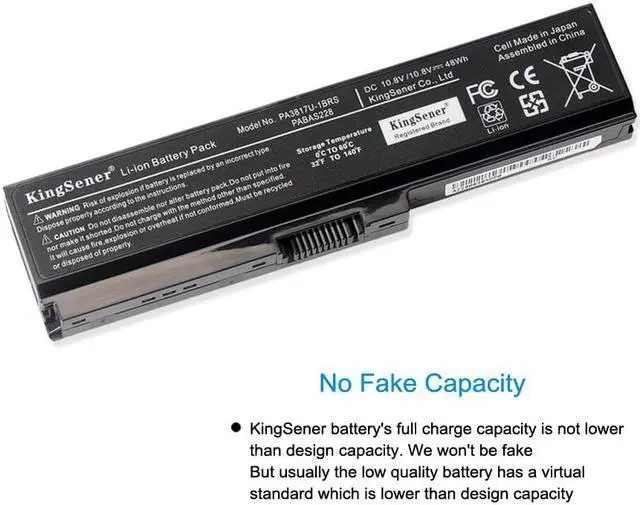 KingSener PA3817U-1BRS PA3817U Battery For Toshiba Satellite A660 C640 ...