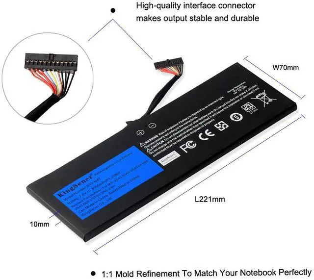 KingSener BTY-M47 Laptop Battery for MSI GS40 GS43 GS43VR 6RE GS40 6QE 2ICP5/73/95-2 MS-14A3 MS ...
