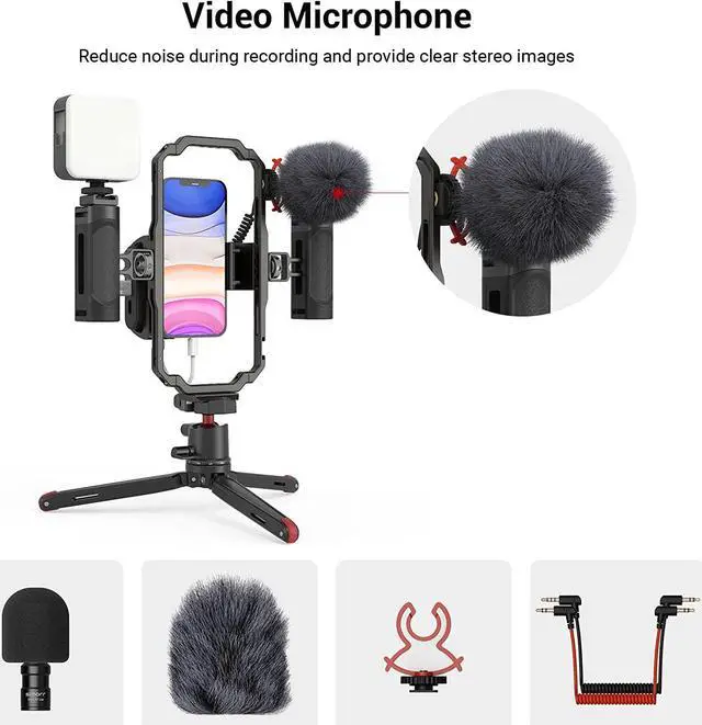 SmallRig Universal Phone Video Rig Kit for iPhone, Smartphone and ...