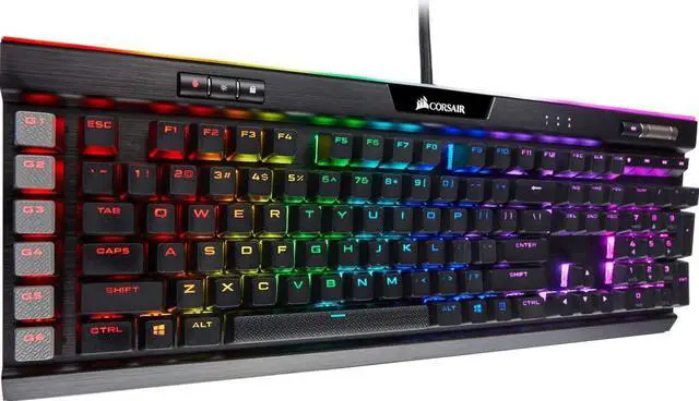 K95 RGB Platinum XT Mechanical Gaming Keyboard, Backlit RGB LED, Cherry ...
