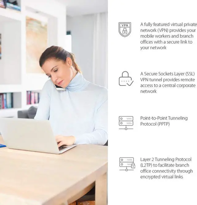 D-Link 8-Port Gigabit VPN Router, 1 Gigabit WAN, 1 Configurable LAN/WAN ...