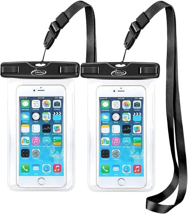 AiRunTech Waterproof Phone Pouch Waterproof Phone Case with Lanyard Protector for iPhone 15 14 13 12 11 Pro Max Waterproof Cellphone Bag Cruise Ship Essentials Vacation Accessories Newegg
