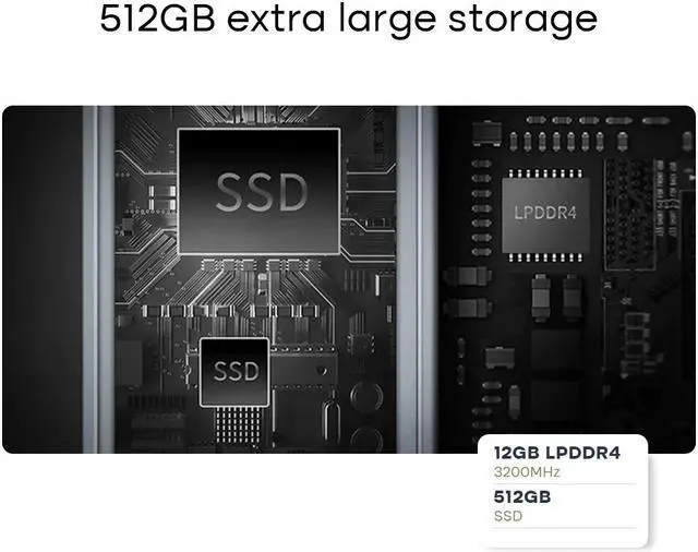 DERE T11 Laptop 11-inch Touch Screen Ultra HD 2K IPS Intel Celeron ...