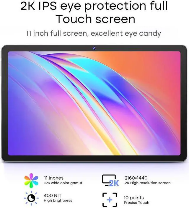 DERE T11 Laptop 11-inch Touch Screen Ultra HD 2K IPS Intel Celeron ...