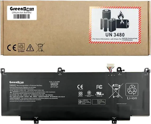GREENTECH RR04XL L60373-005 BATTERY FOR HP SPECTRE X360 13-AW 15.4V 60 ...