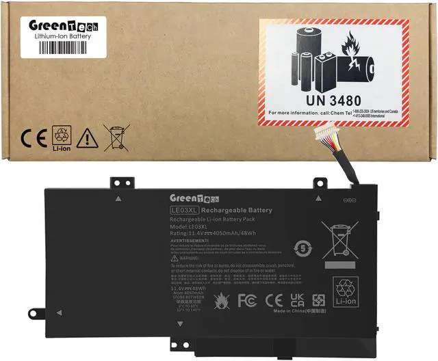 GREENTECH LE03XL 796356-005 BATTERY FOR HP ENVY X360 M6-W PAVILION X360 ...