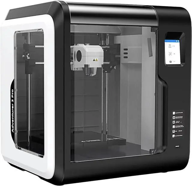 Flashforge 3D Printer Adventurer 3 Pro, Auto Leveling Glass Hot Bed ...