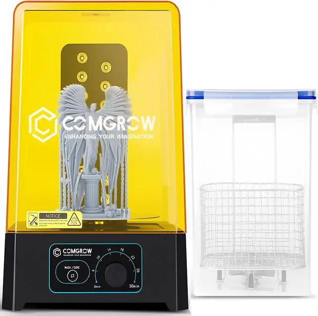 Official Creality HALOT ONE Resin 3D Printer Bundle with COMGROW Wash ...