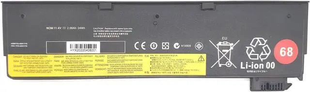 X240 Battery X20 68+ 45n1136 45n1738 72wh Laptop Battery For Lenovo