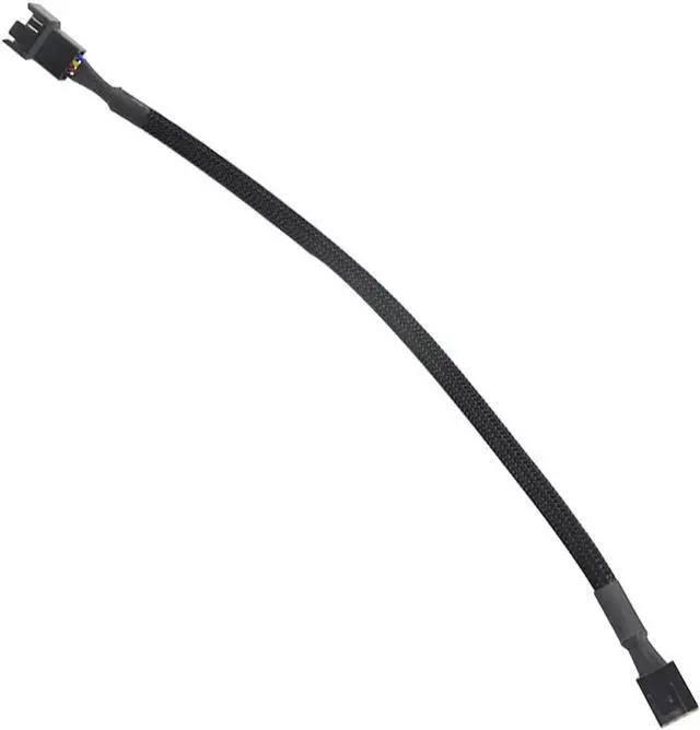 10 PCS 10" 4 Pin Fan Extension Power Cable Computer PC Fan Power ...