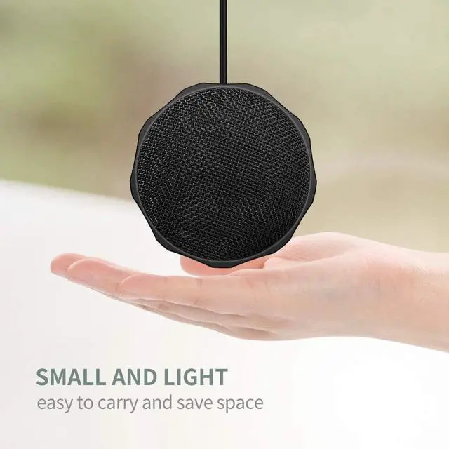 USB Desktop and Laptop Computer Microphone, 360° Omnidirectional ...