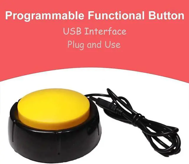 Programmable USB Macro Key Major Policy Decision Button Space Game PC ...