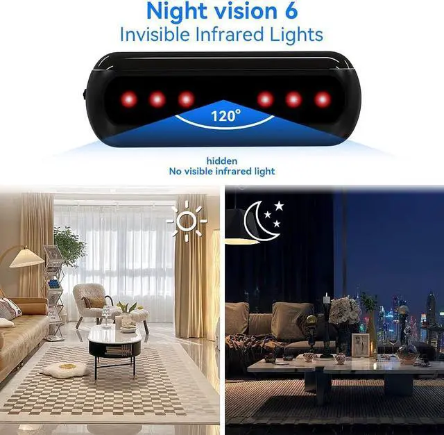 YuanFan Spy Camera Hidden Camera 10000 mAh Full HD 2K Power Bank ...