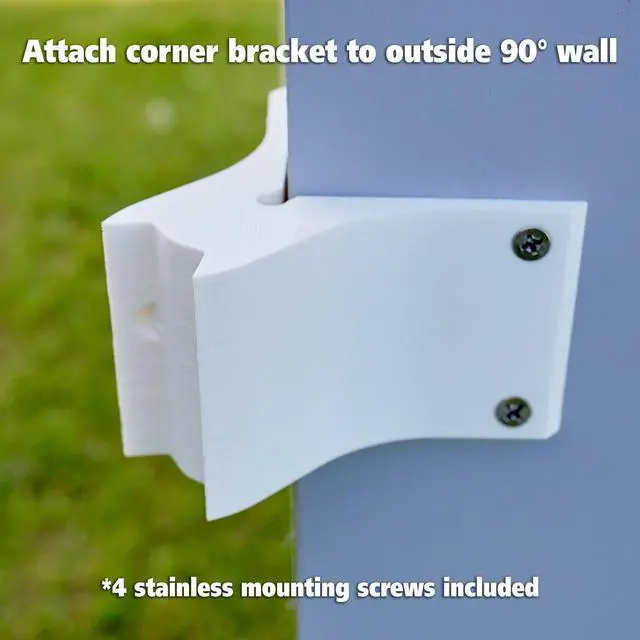 For Ubiquiti U6-Mesh UAP-FlexHD WiFI Outside Corner Mounting Bracket ...