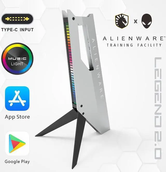 Alienware RGB Headphone Stand Headset Stand , RGB luminous metal ...