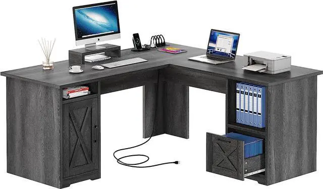 60 inch computer desk with keyboard tray store