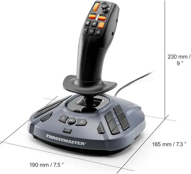SimTask Farmstick, 3-Axis Joystick for Farm Simulation Gaming (PC ...