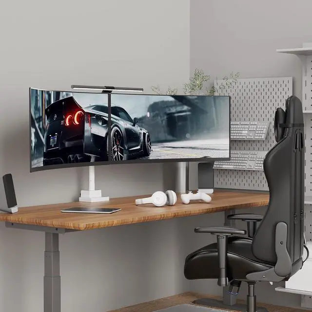 24-57 inch Dual Vertical Monitor Mount, Heavy Duty Monitor Arm for 2 ...