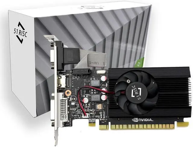 51RISC GeForce GT 710 4GB DDR3 PCI Express 2.0 Low Profile Video Card ...