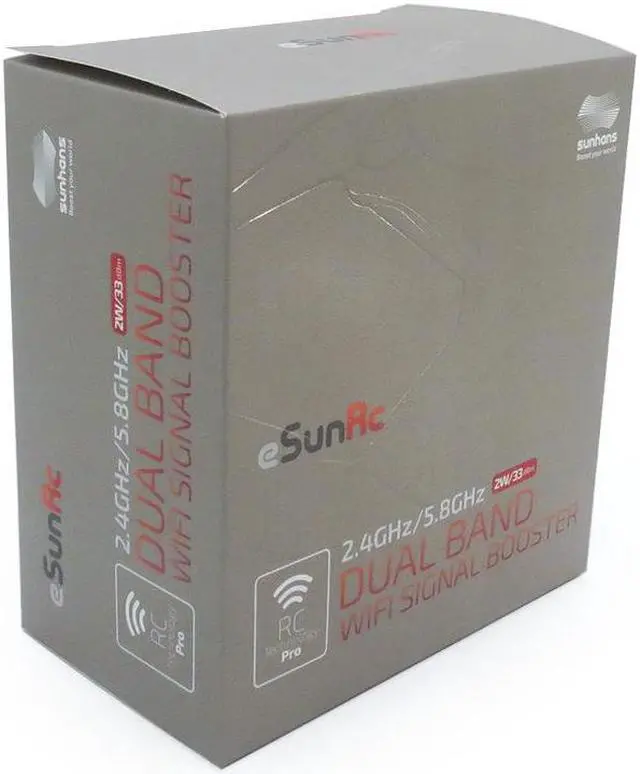 SUNHANS 2000mW UAV WiFi Signal Booster Amplifier 2.4GHz & 5.8GHz Dual ...