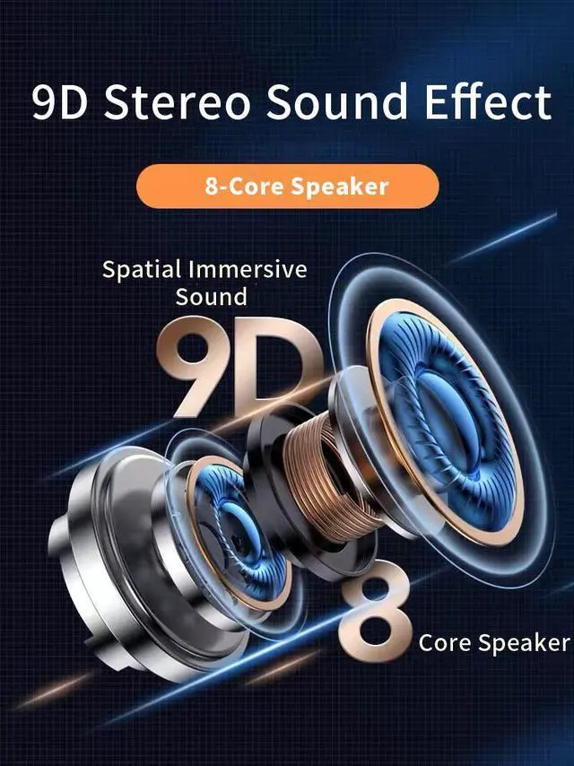 Mega Casa Wireless Earbuds Behind the Neck Bluetooth Headphones with ...