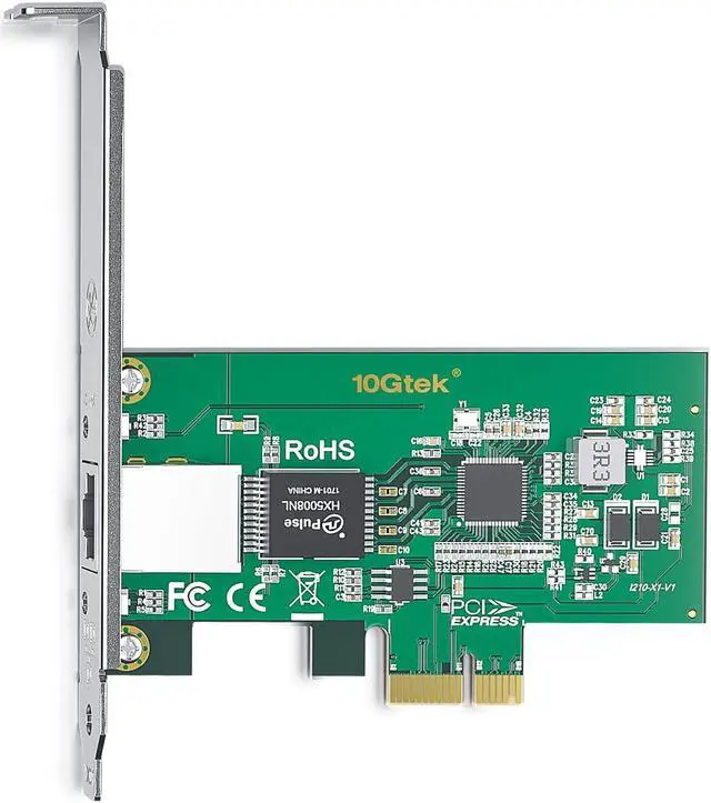 10/100/1000Mbps Gigabit Ethernet PCI Express NIC Network Card | with Intel I210 Chip | Ethernet ...
