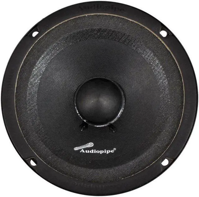 Audiopipe APMB-6SB 6 Inch 250 Watt MAX, 8 Ohm Low/Mid Car Stereo ...