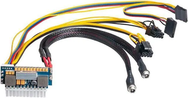 RGEEK 24-Pin ATX PSU - 12V DC Input, 450W Peak Output, Mini ITX PC ...