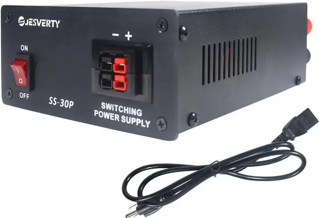 SS-30P 30Amps DC Regulated Universal Compact Bench Power Supply, AC-to-DC Power Convertor, 13.8V ...