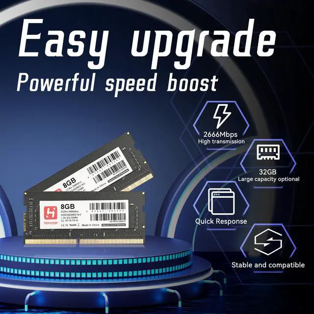 16GB(2x8GB) DDR4 Memory RAM 2666MHZ PC4-21333 260Pin CL 19-19-19-43 1.2V for Gaming Laptop ...