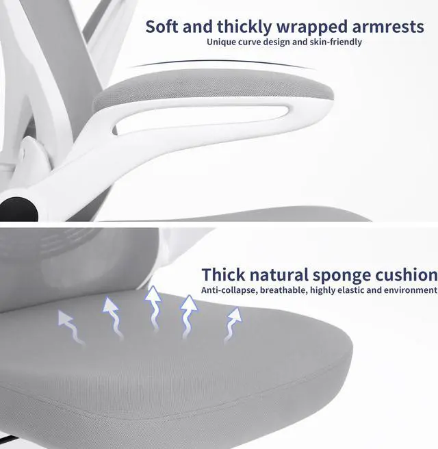 Misolant Desk Chair, Ergonomic Mesh Chair, Office Chair, Office Chair ...