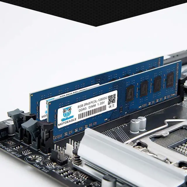 Motoeagle 16GB (2X8GB) PC3L-12800U DDR3L-1600 UDIMM RAM 2Rx8 DIMM DDR3 8GB 1600MHz PC3 12800 ...