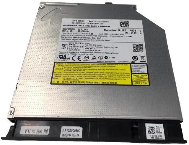 Refurbished: Genuine UJ8E2 Panasonic Laptop CD DVD Optical Drive ...
